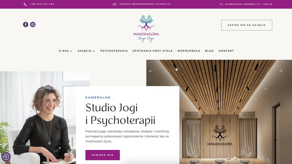 Studio Jogi i Psychoterapii w Lublinie | Mandragora Yaga Joga